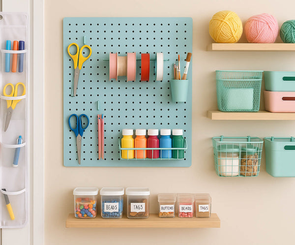 7 Cheap Vertical Storage Ideas for Crafts on a Budget – Seasons